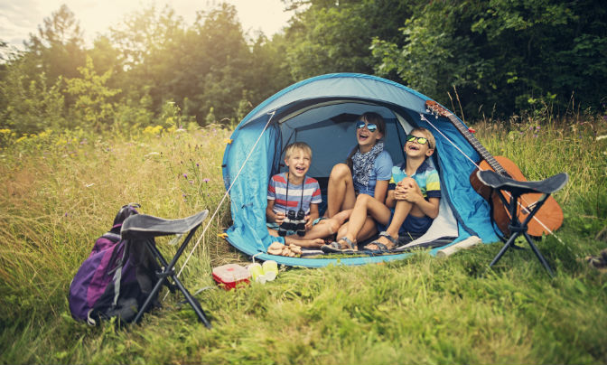 Dit is hoe je kinderen van kamperen laat houden